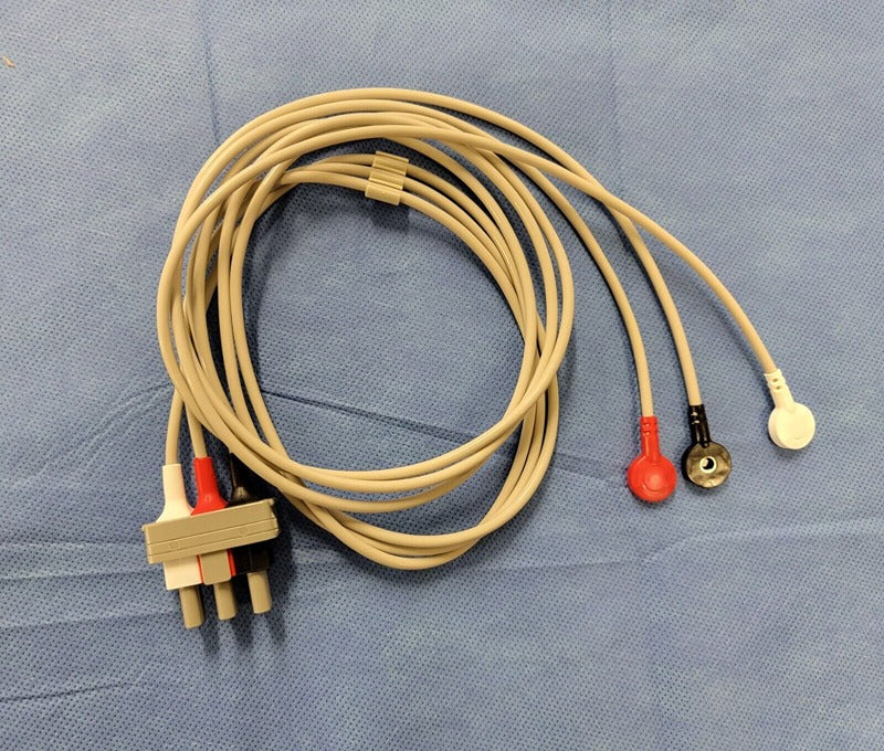 PHILIPS Original 3 Snap Lead ECG Cable (M1605A) – BKMedStore